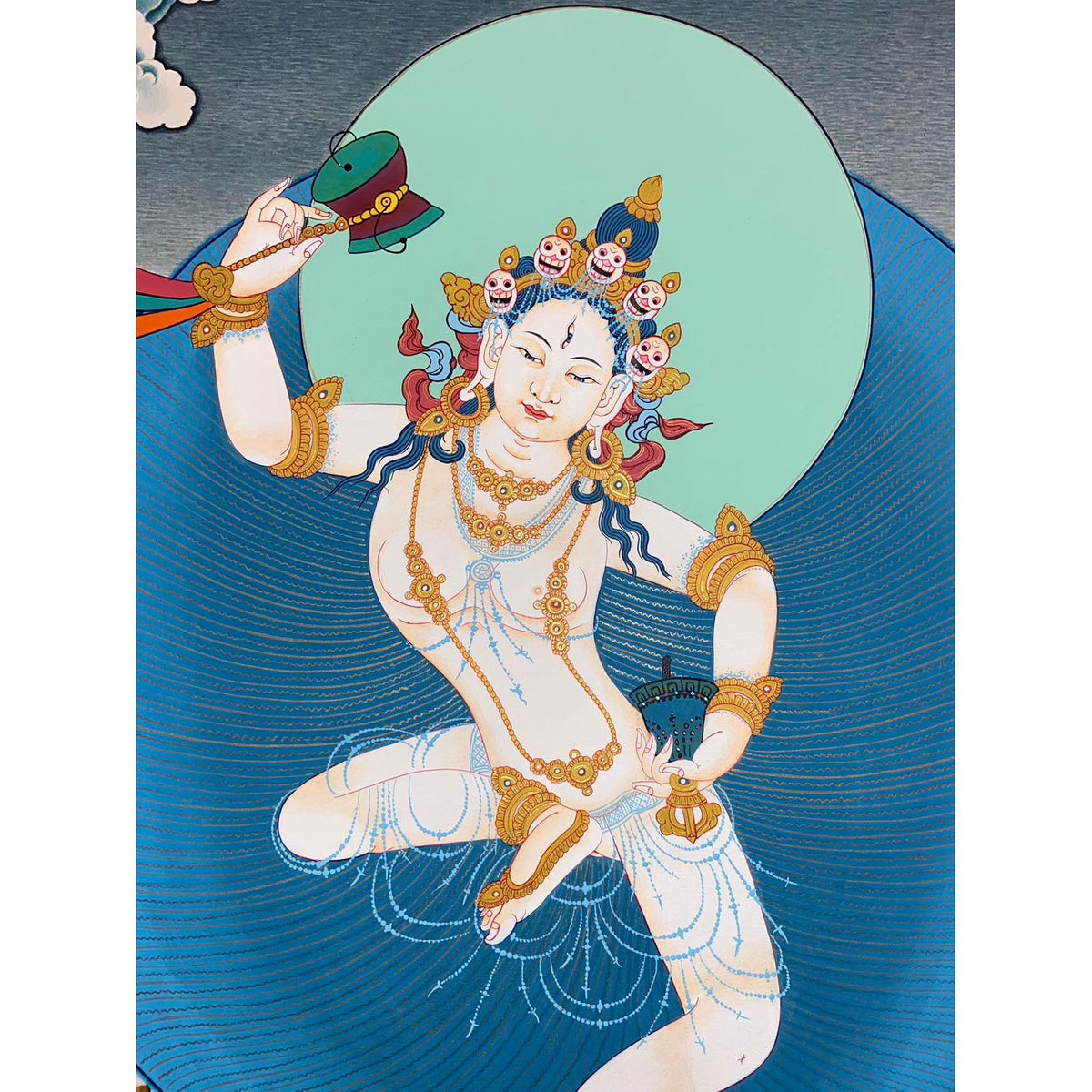 Machig Labdron Tibetan Thangka Painting– Art Of Tibet