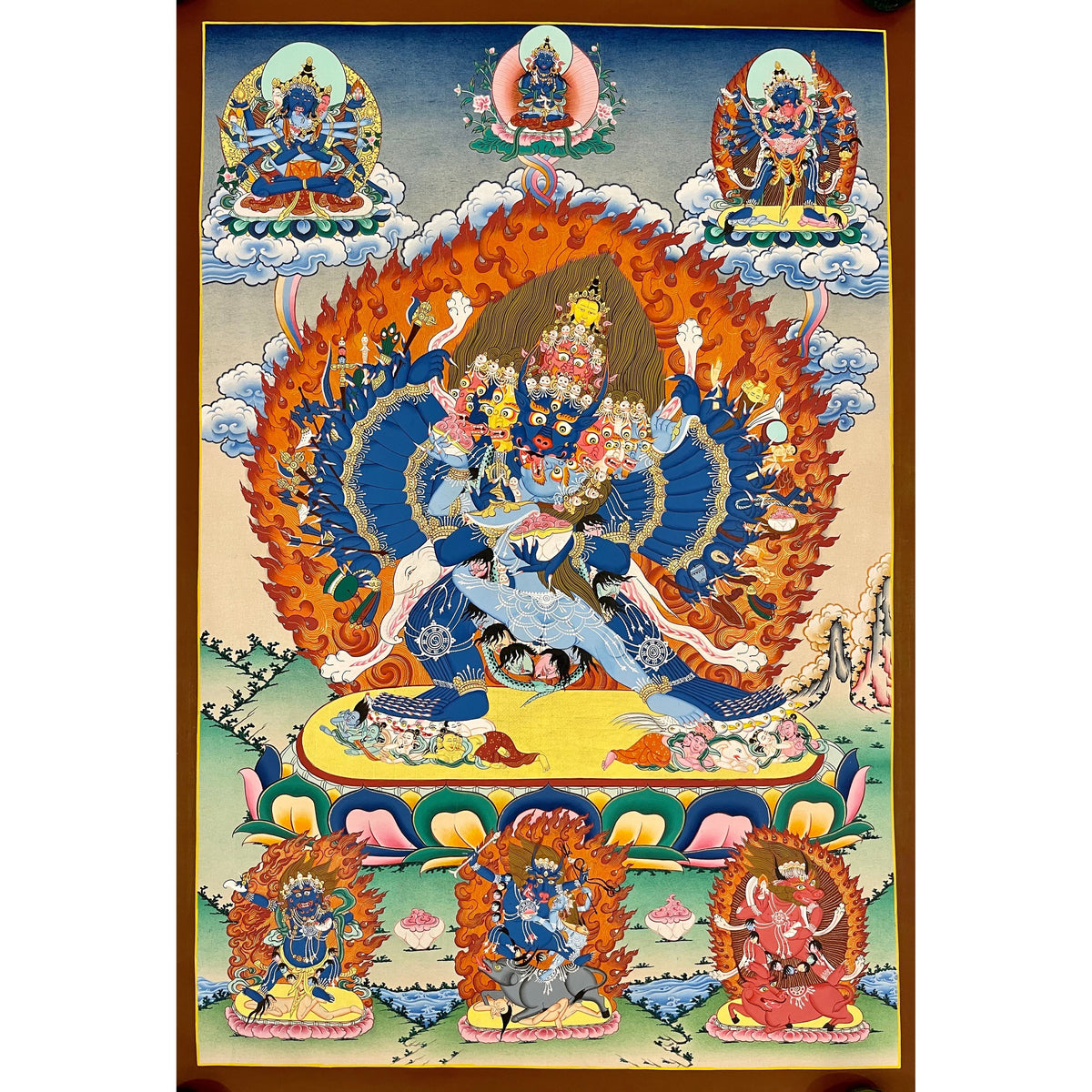Yamantaka Masterpiece Thangka– Art Of Tibet