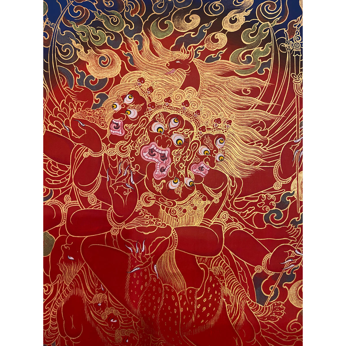 Hayagriva Thangka Painting– Art Of Tibet