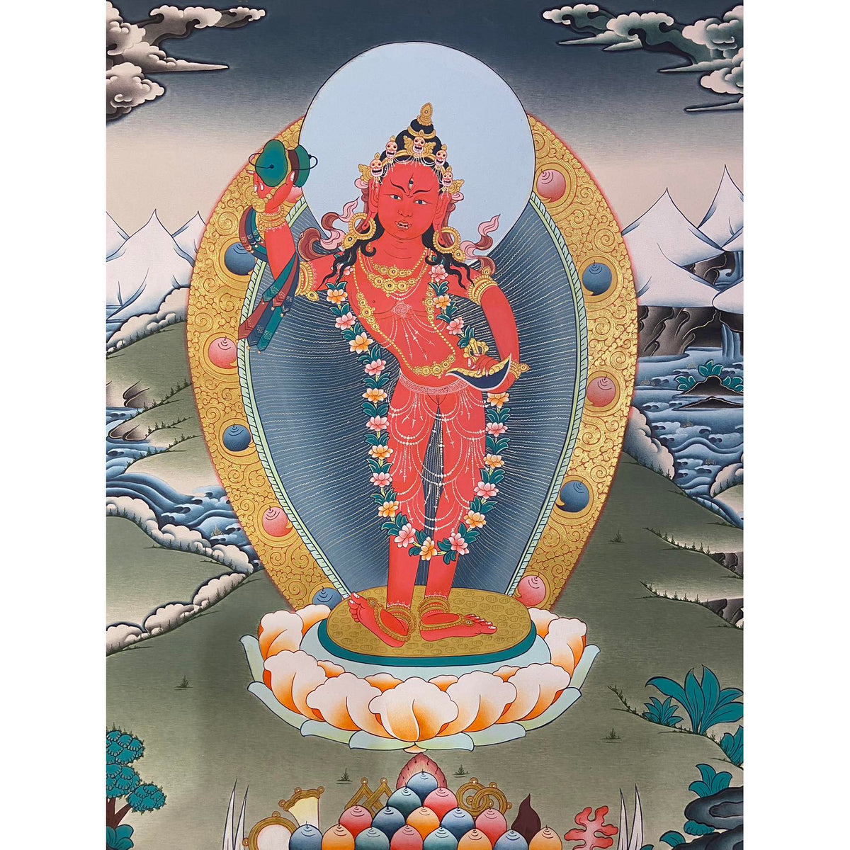 Yeshe Tsogyal Thangka– Art Of Tibet
